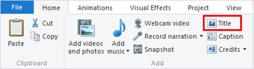 How to Add a Watermark in Windows Movie Maker