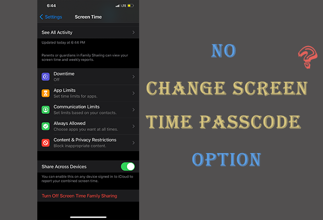  4 Ways No Option To Change Screen Time Passcode