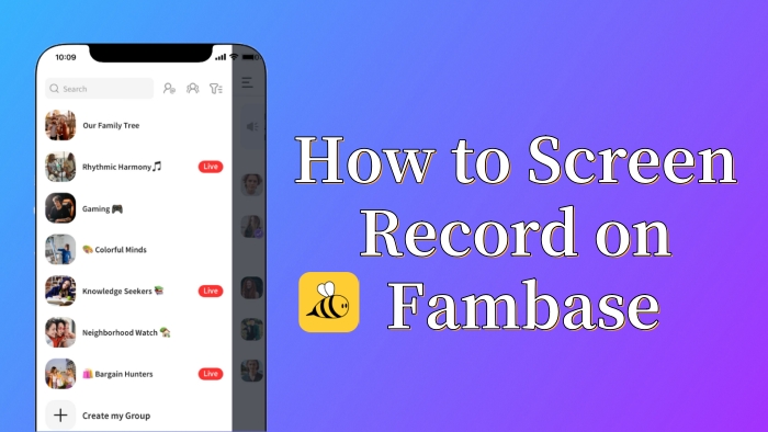 How to Screen Record on Fambase 2025