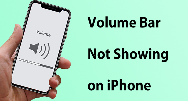 Volume Bar Not Showing On IPhone And How To Fix It