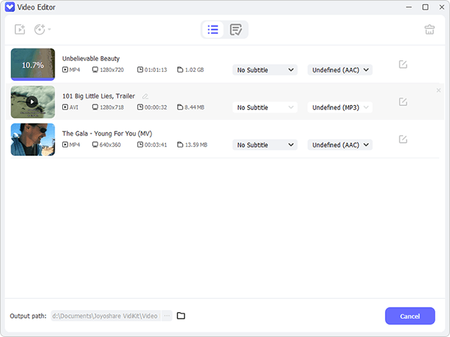 How to Edit Videos with Video Editor | Joyoshare VidiKit