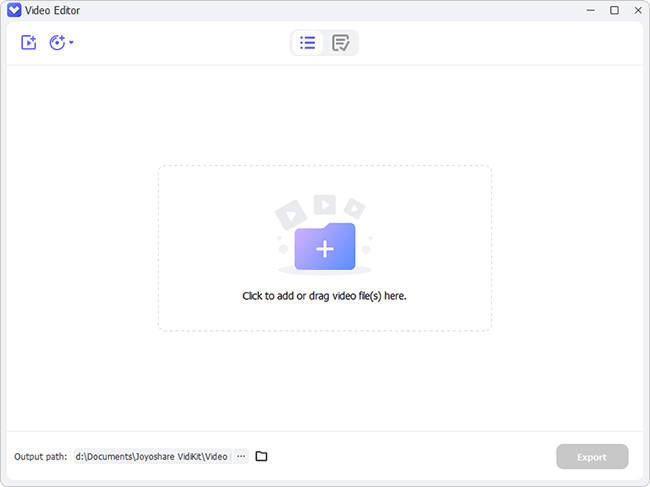 How to Edit Videos with Video Editor | Joyoshare VidiKit